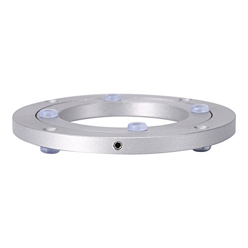 Heavy Duty Lazy Susans Turntable Bearings Rotating Bearing Plate, Aluminium Alloy Round Swivel Plate Susan Hardware for Kitchen Resturant Rotating Table Serving Tray(6 inch)