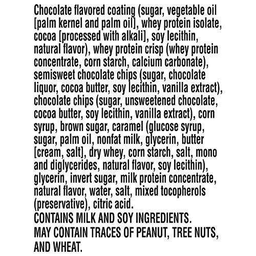 Gatorade Whey Protein Recover Bar, Chocolate Chip, 2.8 Ounce Bars (12 Count)