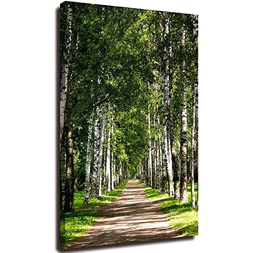20x32inch Canvas Print Wall Art Painting Pictures Birch lane Stretched & Framed Poster Home Gallery Wrapped Artwork Ready to Hang