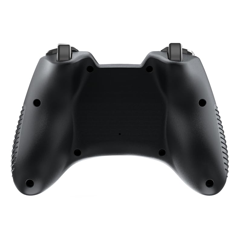 EasySMX Wireless Gaming Controller for Windows 7 8 10 11 12 PC/Laptop/PS3/Android/Switch/Steam Deck, Dual-Vibrate Gamepad Joystick Computer Game Controller With Turbo, 4 Customized Key - black