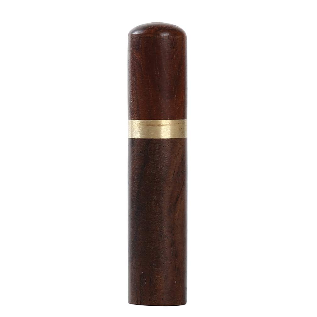Kshcf Wooden Sewing Needles Storage Case Crafts Knitting Toothpick Holder DIY Tool Container,Ebony