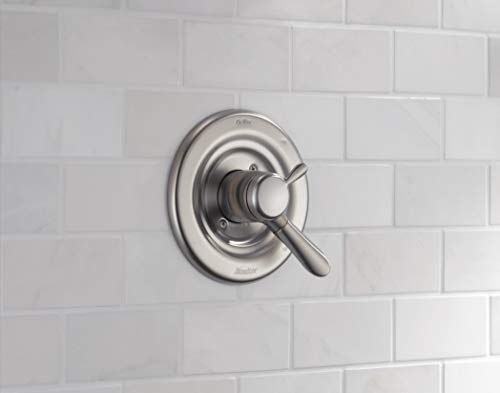 Delta Faucet Lahara 17 Series Dual-Function Shower Handle Valve Trim Kit, Stainless T17038-SS (Valve Not Included)