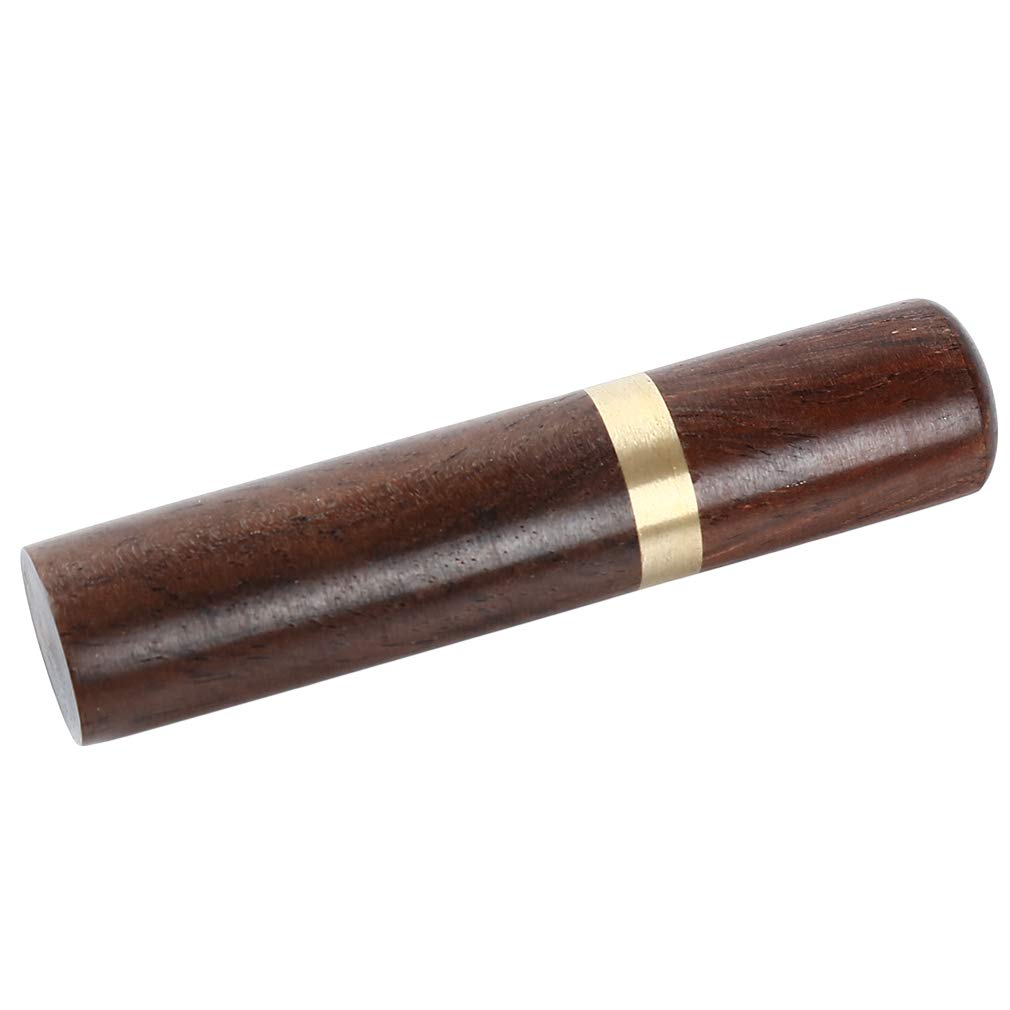 Kshcf Wooden Sewing Needles Storage Case Crafts Knitting Toothpick Holder DIY Tool Container,Ebony