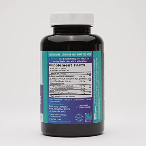 Better Body Co. Original Provitalize | Natural Menopause Probiotics for Weight Gain, Hot Flashes, Night Sweats, Low Energy, Mood Swings, Gut Health. Unique Probiotics Formula