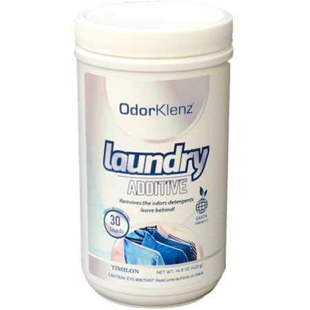 OdorKlenz Liquid & Powder Laundry Additive Plus Washing Machine Deodorizer, HE Friendly, Odor Removal, Safe