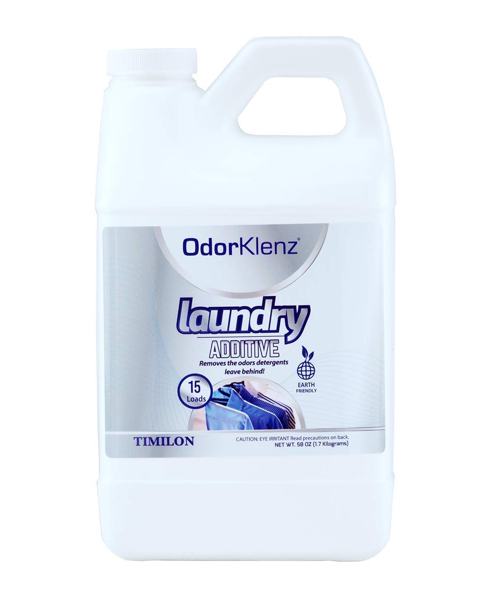 OdorKlenz Liquid & Powder Laundry Additive Plus Washing Machine Deodorizer, HE Friendly, Odor Removal, Safe