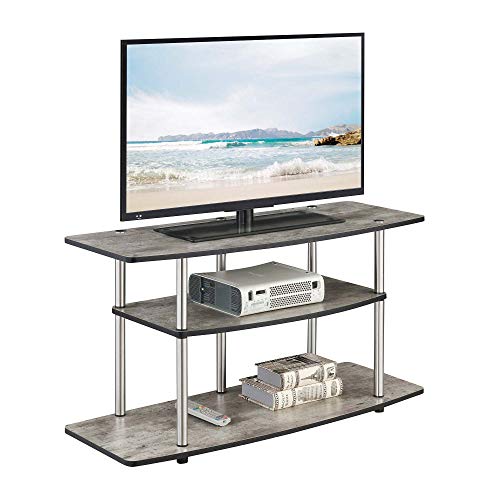 Convenience Concepts Designs2Go 3-Tier Wide TV Stand, Faux Birch