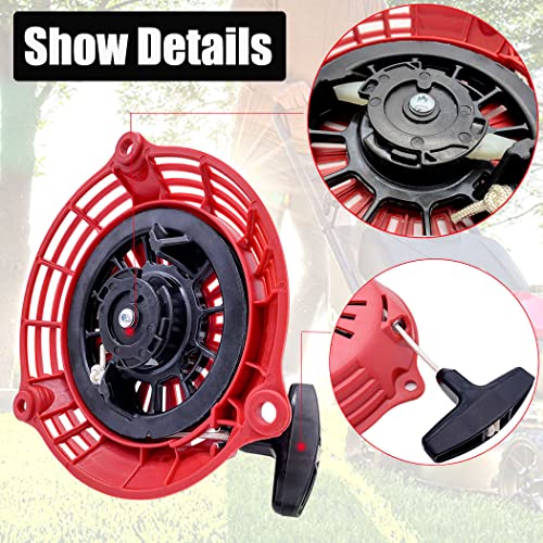 GCV160 Pull Start Recoil Starter Compatible with Honda GCV135 GCV160 EN2000 HRU19 GC135 GC160 Parts