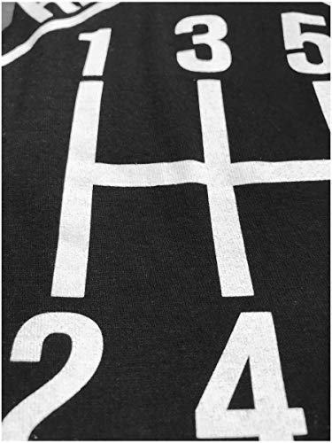 Real Cars Don't Shift Themselves | Funny Auto Racing Mechanic Manual T-Shirt-(Adult,L)
