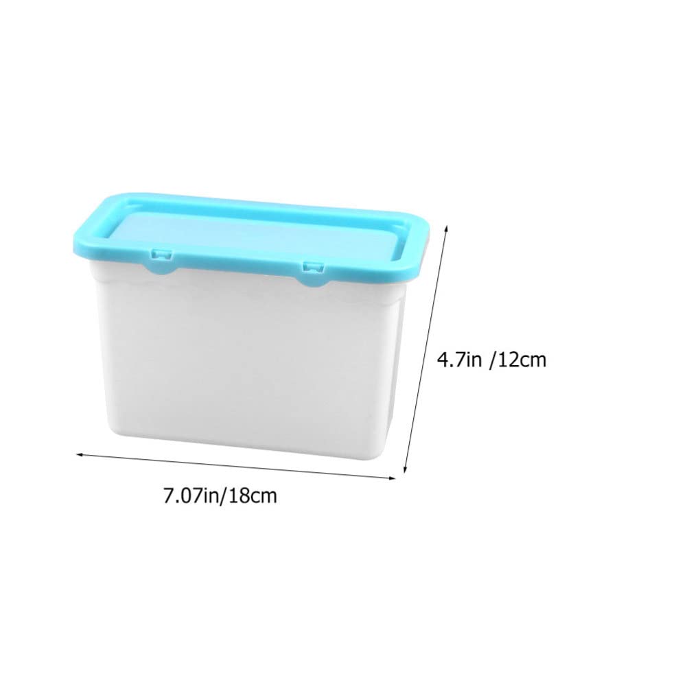 Zerodeko Laundry Pod Container with Lid 6pcs Laundry Pod Box Laundry Canister Clothes Washing Storage Canister Plastic Wrapping Boxes Laundry Container Laundry Beads Case Laundry Holder