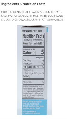 Gatorade Powder Sticks (G Zero Glacier Freeze)
