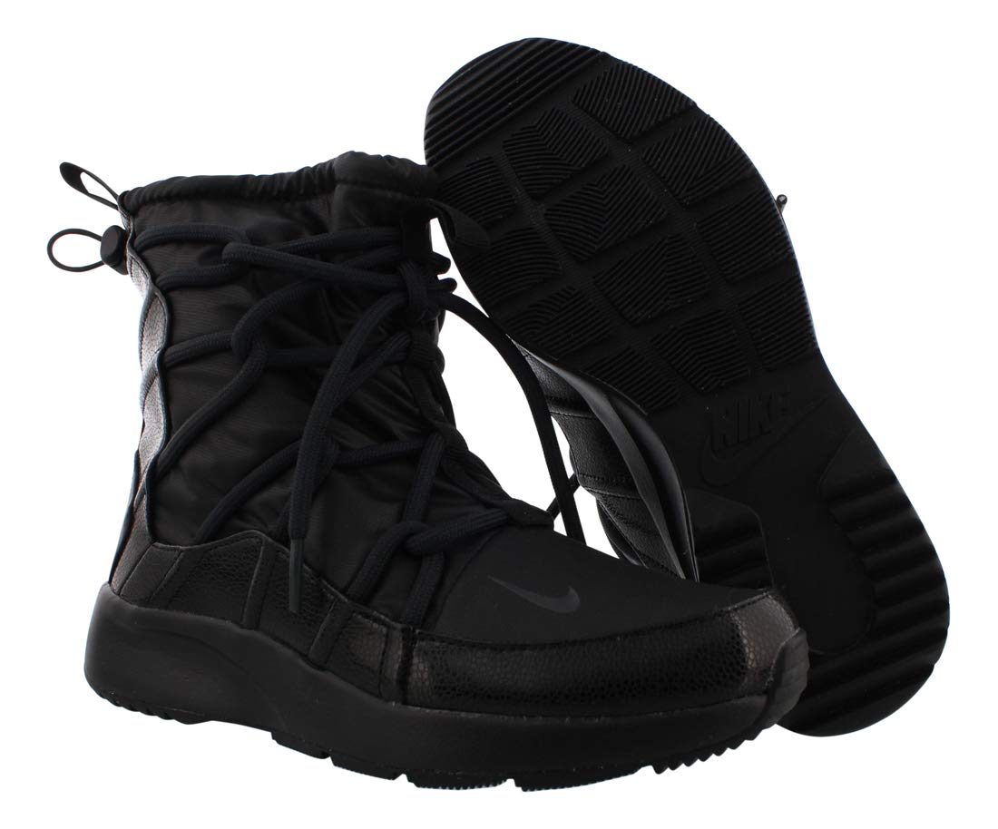 Nike Womens WMNS Tanjun High Rise AO0355 004 - Size 6.5W Black/Anthracite-Black