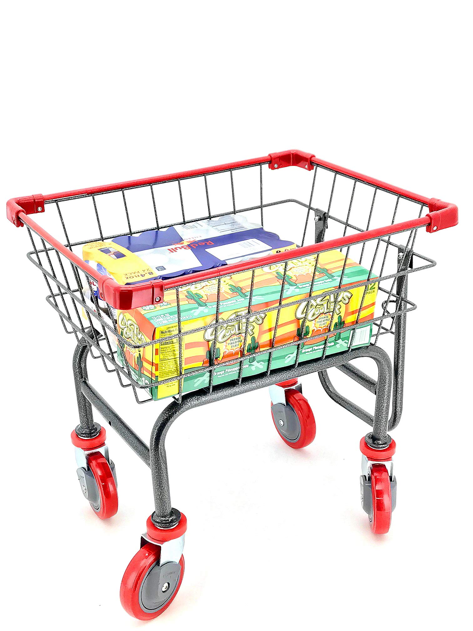 Compact Utility Cart (Jelly) with U- Handle (Gray) (Black)