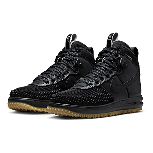 NIKE Men's Basketball Shoes, Black Black Metallic Silver Anthracite, 13