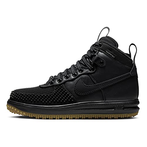 NIKE Men's Basketball Shoes, Black Black Metallic Silver Anthracite, 13