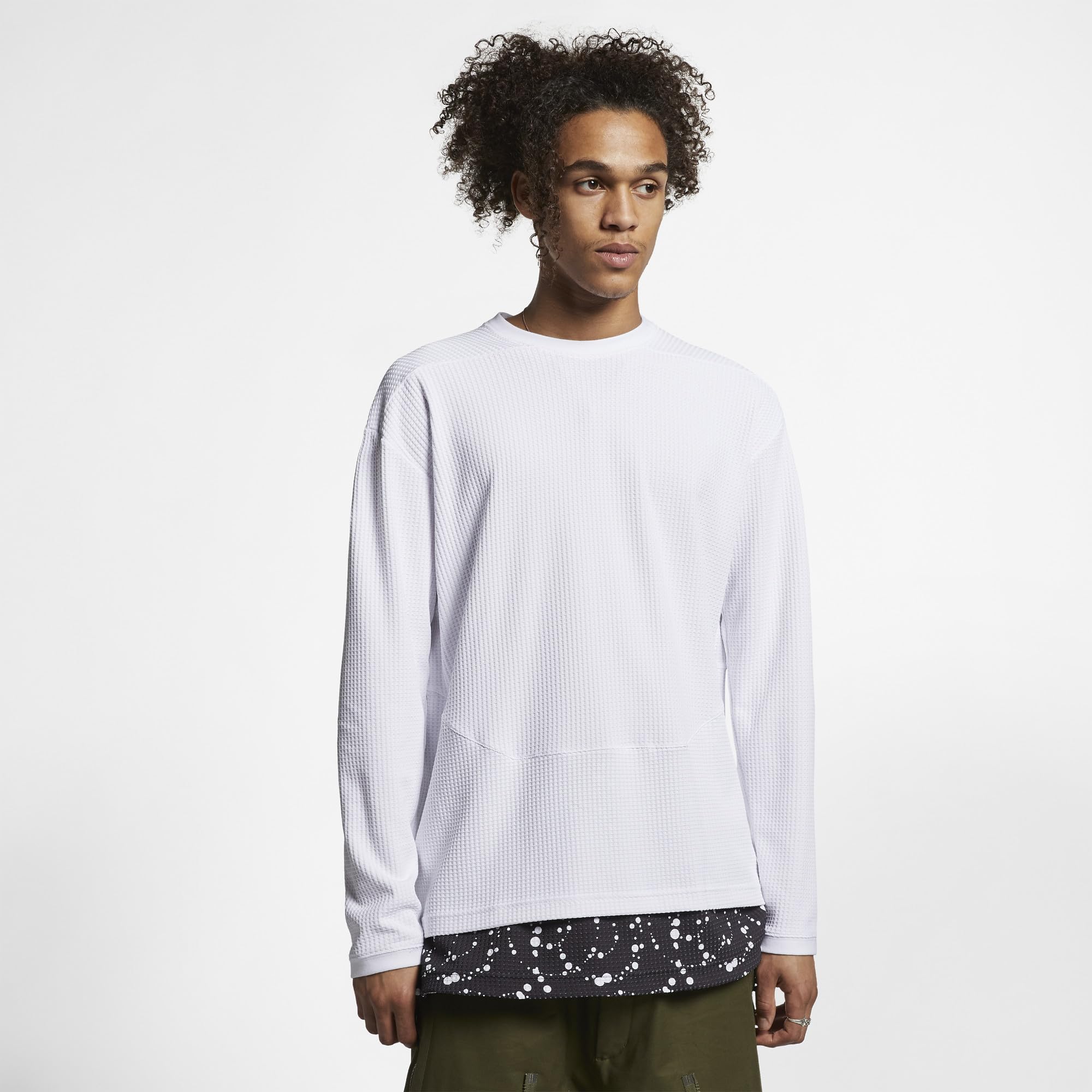 Nike Lab ACG Men’s Long-Sleeve Top (White, Medium)