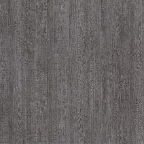 Pemberly Row Queen Size Wall Bed with Wooden Slats in Engineered Wood, in Gray, No Box Spring Needed, Easy Assembly