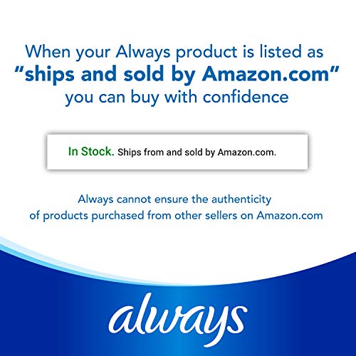 Always Pure Cotton, Feminine Pads For Women, Size 1 Regular Absorbency, Multipack, With Flexfoam, With Wings, Unscented, 28 Count x 3 Packs (84 Count total)