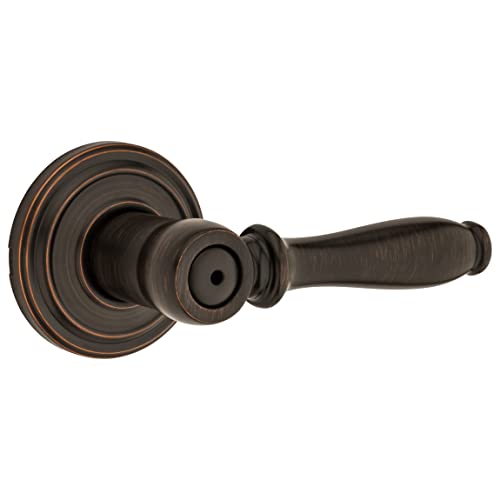Kwikset 97300-648 Ashfield Bed/Bath Lever in Venetian Bronze
