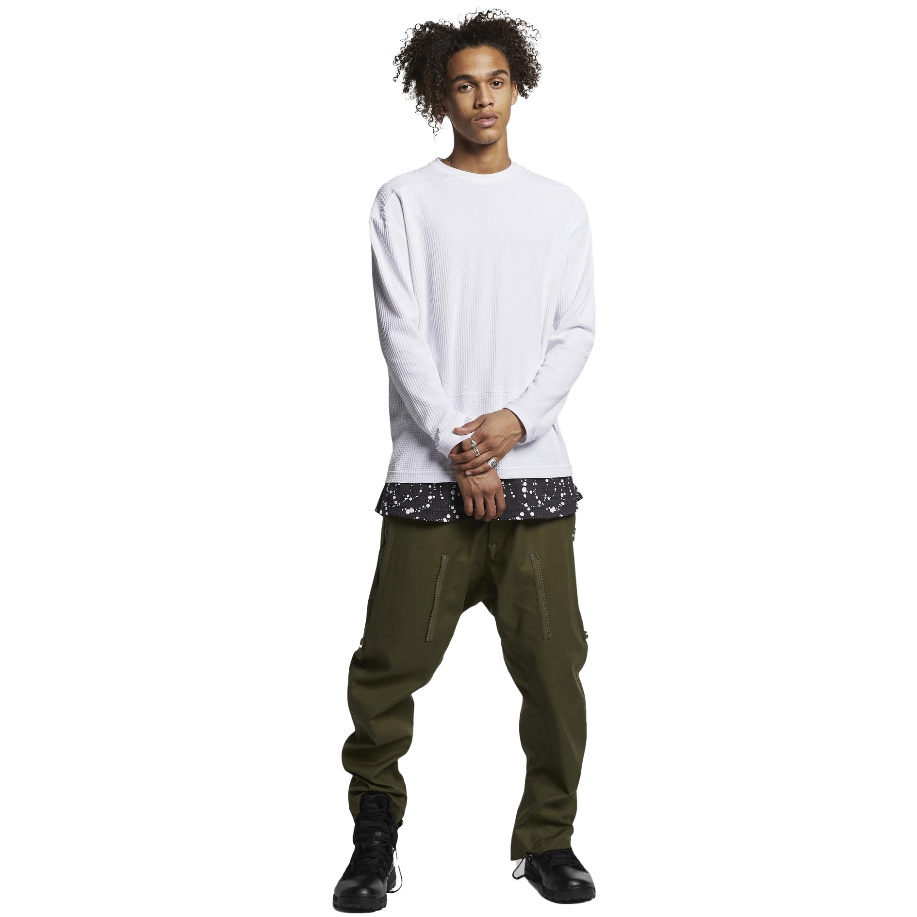 Nike Lab ACG Men’s Long-Sleeve Top (White, Medium)