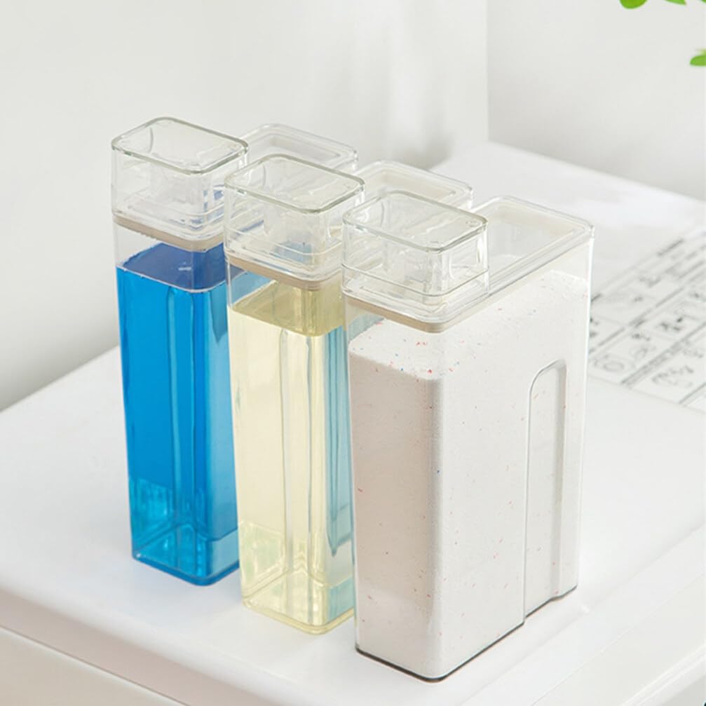 Alipis 2pcs Lotion Transparent Sub Bottle Refillable Containers Washing Powder Bucket Liquid Sub Bucket Laundry Soap Dispenser The Pet Dedicated Household Bucket
