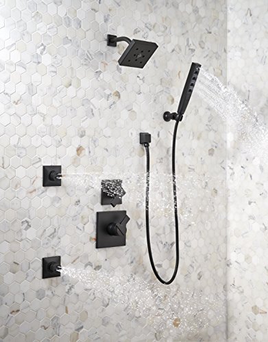 Delta Faucet T11867-BL Ara 3-Setting 2-Port Diverter Trim, Matte Black