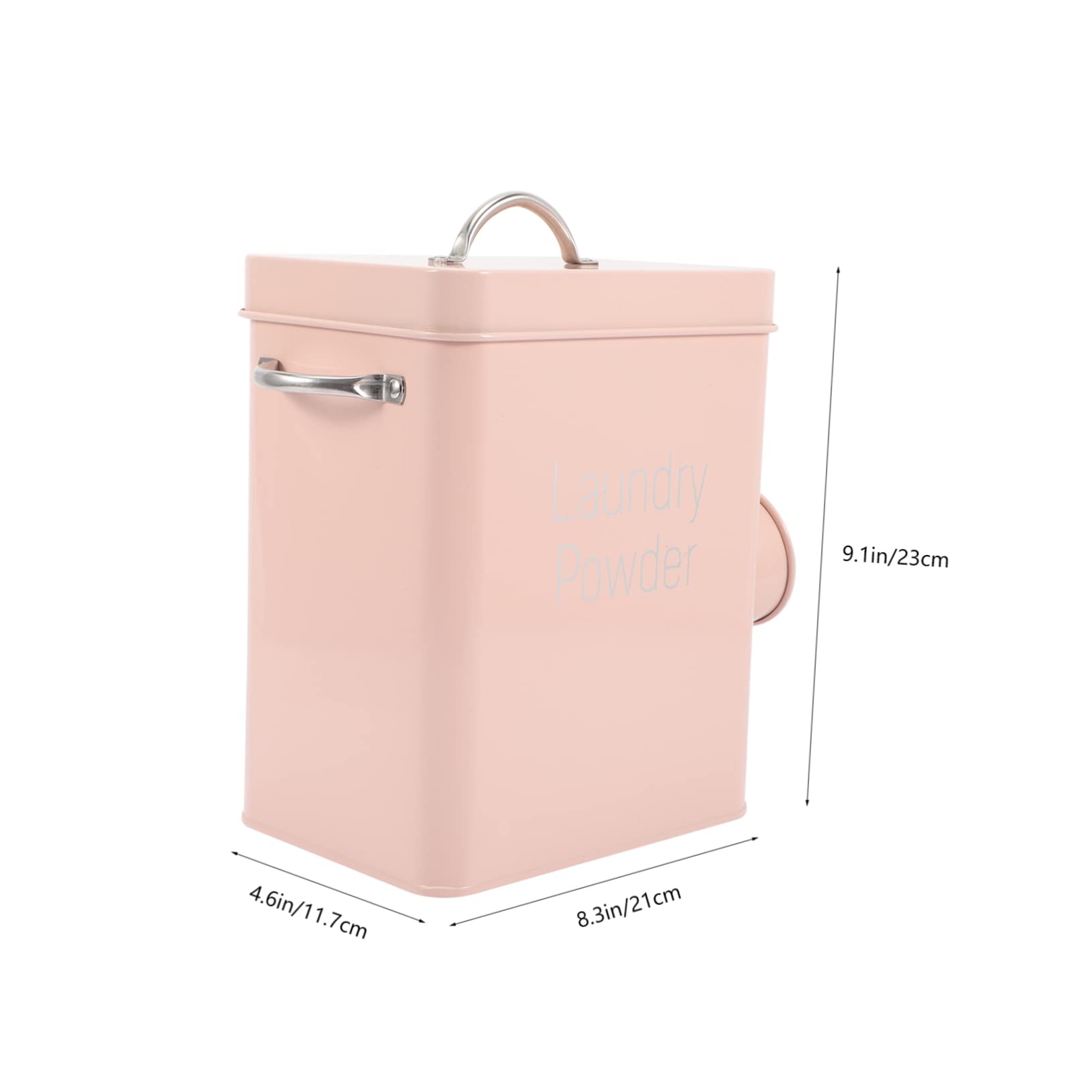 Alipis Box Washing Powder Bucket Laundry Powder Organizer with Lid Powder Laundry Container Home Supplies Laundry Powder Box with Scoop Scoop Laundry Powder Box Small