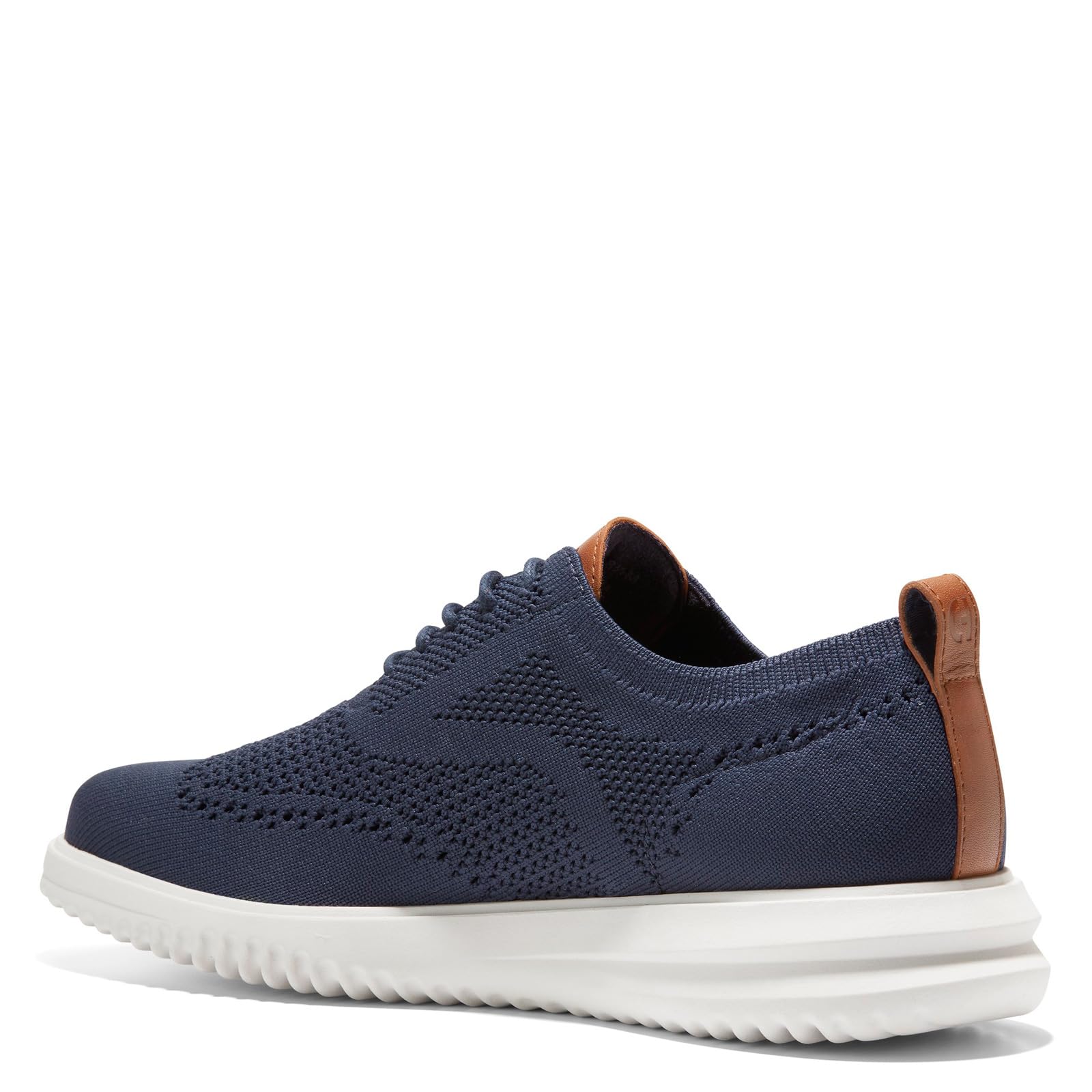 Cole Haan Men's Grand+ Stitchlite Wingtip Oxfords, Marine Blue/Nimbus Cloud, 11