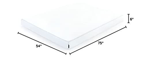 ZINUS 6 Inch Green Tea Cooling Gel Memory Foam Mattress / Cooling Gel Foam / Pressure Relieving / CertiPUR-US Certified / Bed-in-a-Box, Full