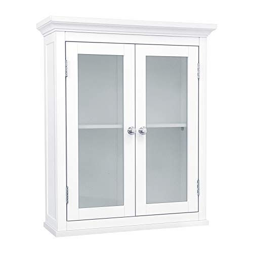 Elegant Home Fashions Madison Detachable Bathroom Cabinet, One Size, White & Neal Bathroom Cabinet, One Size, White