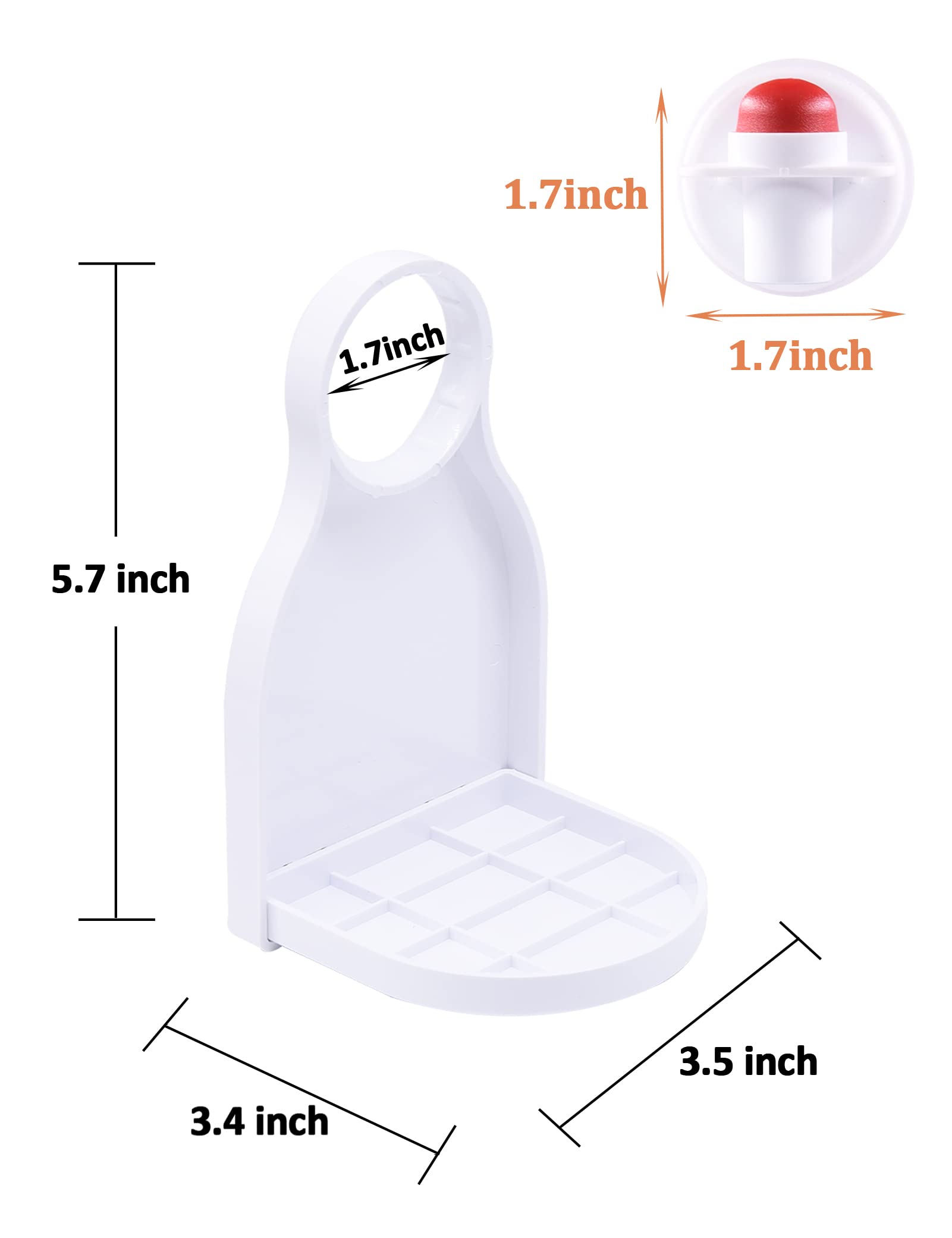 KTCEFE Laundry Detergent Cup Holder, Detergent Drip Catcher, Fabric Softener Liquid Tray Dispenser Organizer Drip Catcher, Laundry Accessories, Keep Laundry Room Tidy (2 Pack)