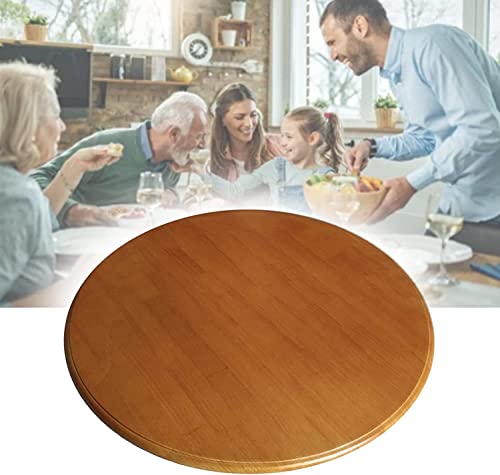 Lazy Susan Wooden Turntable for Table, Lazy Susan Turntable for Dining Table for Outdoor Patio Table, Kitchen Island, Family Style Dining, Games, Parties, Wedding (Color : A, Size : 70cm(28inch))