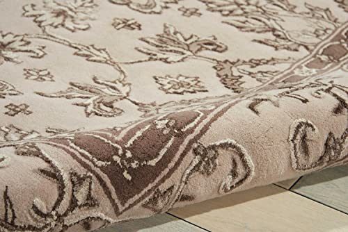 Nourison Regal Taupe Rectangle Area Rug, 8-Feet 6-Inches by 11-Feet 6-Inches (8'6" x 11'6")