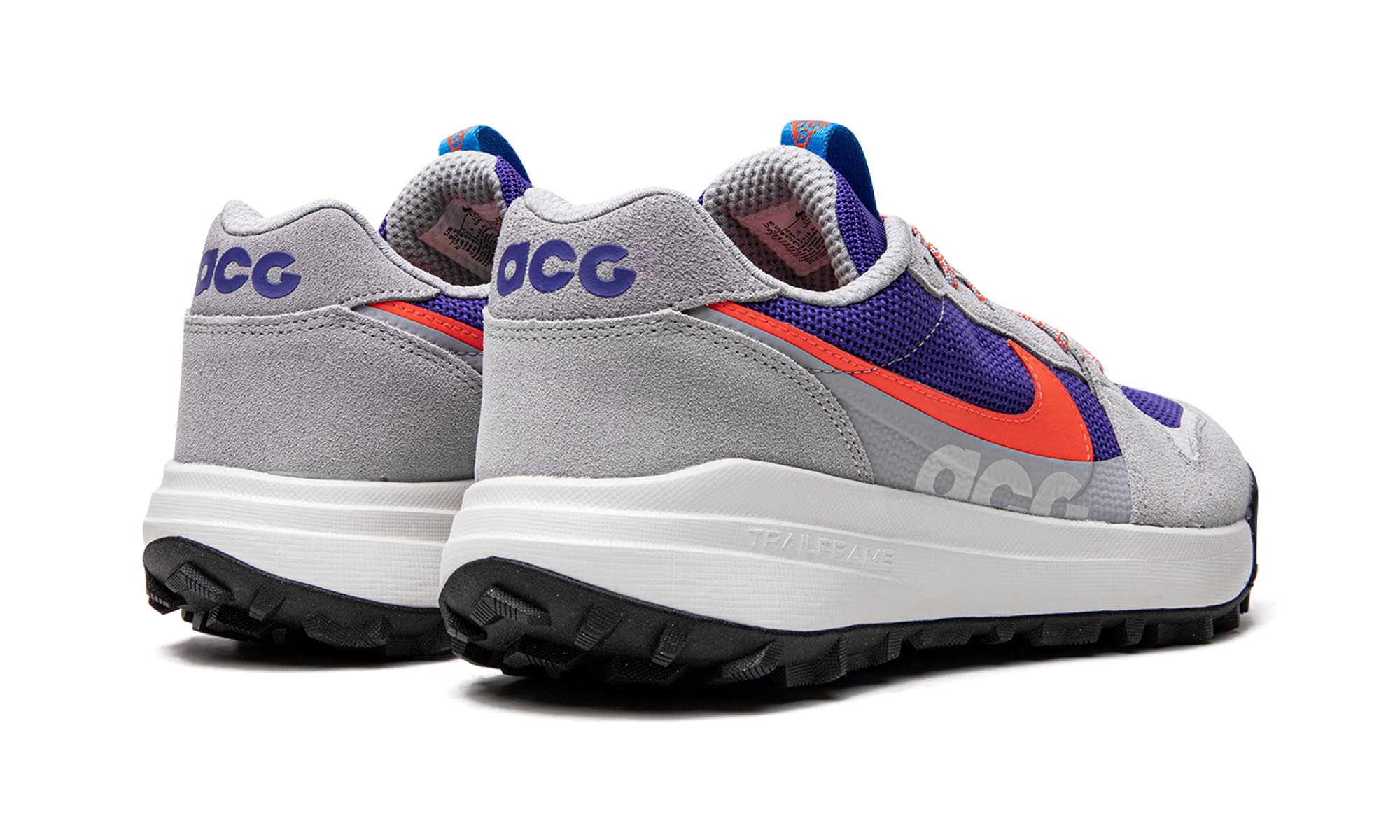 Nike Mens ACG Lowcate DM8019 001 Wolf Grey Bright Crimson - Size 8