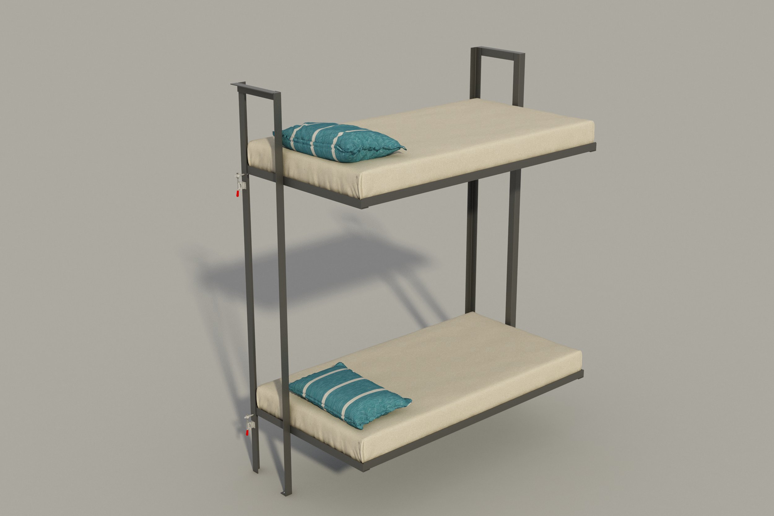 I.E. Folding Bunk Bed Plans DIY Bedroom Furniture Kids Adult Children Build Your Own Bunkbed jkh4