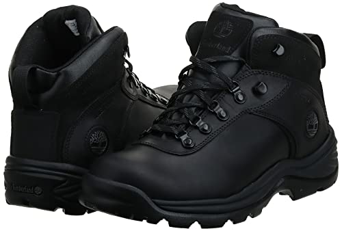 Timberland Men's Flume Mid Waterproof Hiking Boot, Black, 13