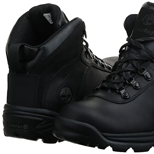 Timberland Men's Flume Mid Waterproof Hiking Boot, Black, 13