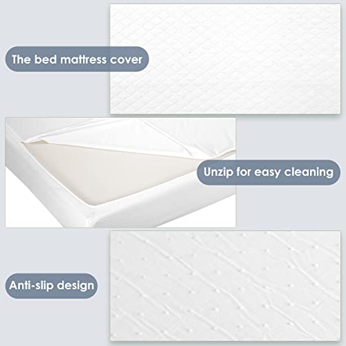Queen Size Mattress 10 Inch Gel Memory Foam Mattress Medium-Firm Mattress Bed in a Box for Soundly Sleep CertiPUR-US Pressure Relieving