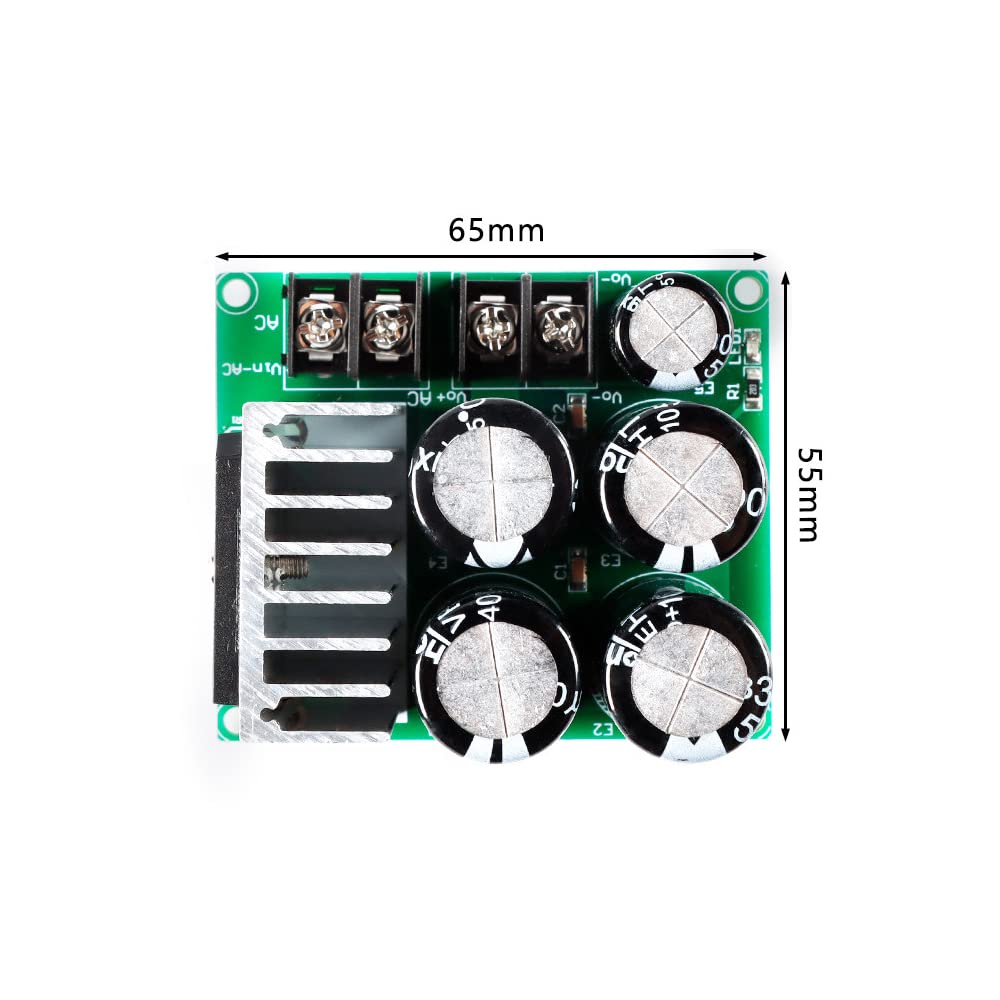 Lycuiw Rectifier Filter Board Non Regulated Power Supply Board 10A 3300UF/50V 4700UF/35V