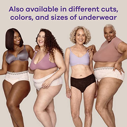 Always Discreet, Incontinence & Postpartum Pads For Women, Size 4, Moderate Absorbency, Regular Length, 66 Count x 3 Packs (198 Count total)