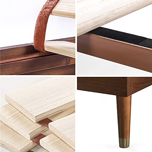 ZINUS Raymond Wood Platform Bed Frame with Adjustable Wood Headboard / Solid Wood Foundation / Wood Slat Support / No Box Spring Needed / Easy Assembly, Full