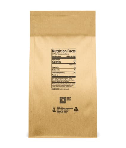 Pure Original Ingredients Sodium Bicarbonate (Baking Soda) (5 lb) Eco-Friendly Packaging, Always Pure, No Fillers Or Additives