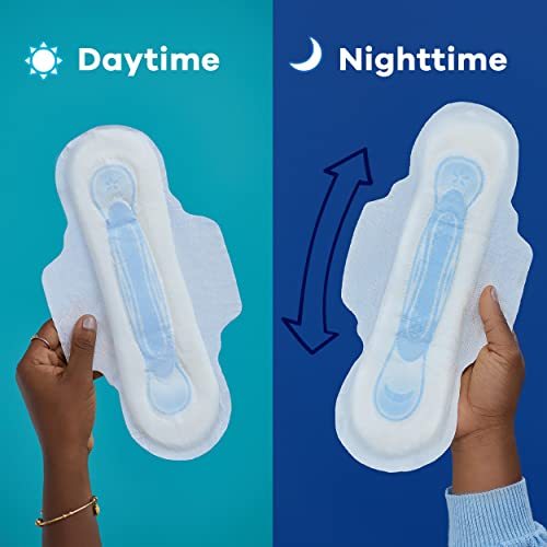 Always Maxi Feminine Pads for Women, Size 1 Regular Absorbency, Multipack, with Wings, with Flexfoam, Unscented, 45 Count x 3 Packs (135 Count total)