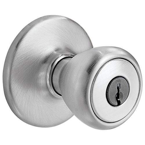 Kwikset 94002-871 Tylo Keyed Entry Knob In Satin Chrome