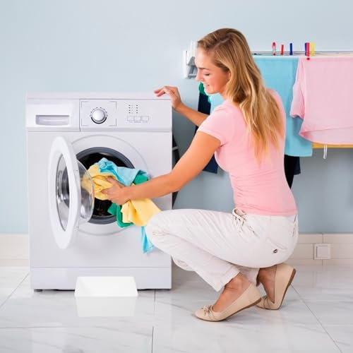 JOINPAYA Box Sheet Laundry Storage Box Drawer Organization Bucket Storage Container Laundry Powder Bin Laundry Powders Holder Sundries Storage Bucket White With Cover Plastic Drum