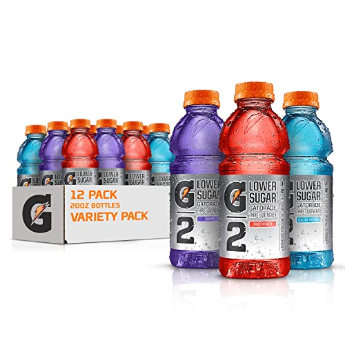 Gatorade G2 Thirst Quencher Variety Pack, 20 Ounce Bottles (Pack of 12)