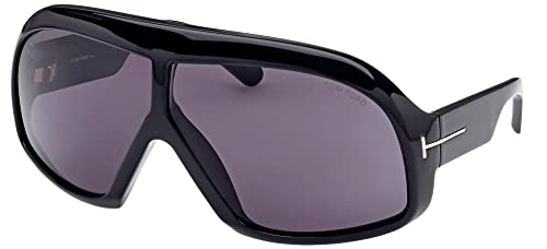 Tom Ford CASSIUS-02 FT 0965 Shiny Black/Grey 78/4/125 unisex Sunglasses