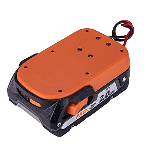 Power Wheels Adapter for Ridgid AEG 18V Hyper li-ion Battery Dock Power Connector Rigid 12 Gauge Robotics