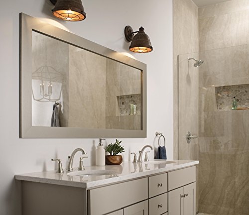 Delta Faucet Woodhurst 14 Series Single-Handle Shower Trim Kit, Shower Faucet with Single-Spray Touch-Clean Shower Head, Stainless T14232-SS (Valve Not Included)