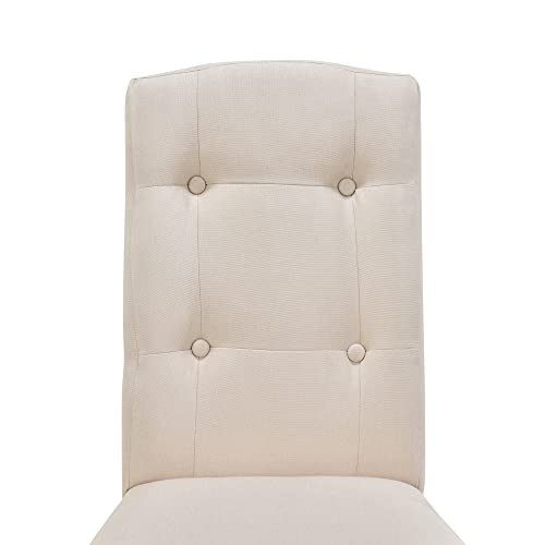 WOZNLA 5-Piece 4,Kitchen and Dining Room Set Table Top and Upholstered Chairs, Faux Marble White+Beige